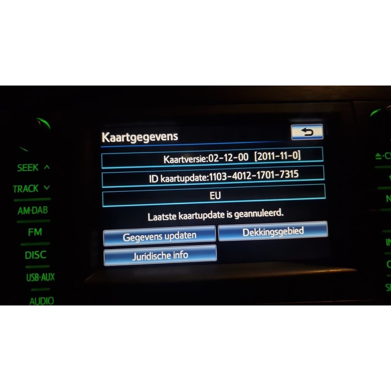 Lexus Europa Gen.7 EMVN 11HDD Sat Nav 2023 Kaarten + activatiecode